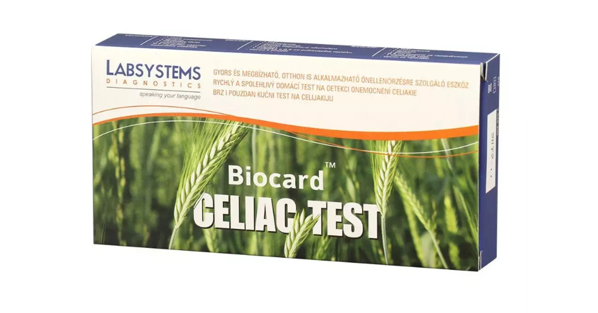 Biocard lisztérzékenységi gyorsteszt önellenőrzésre