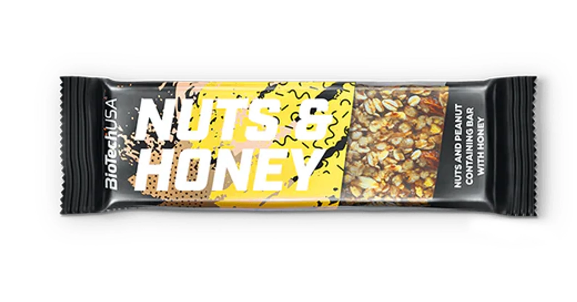 Biotech Nuts and honey szelet 35g